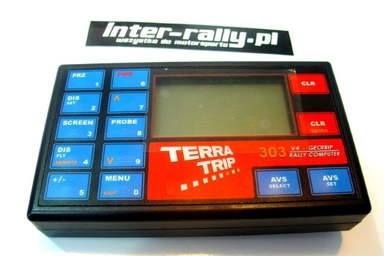 TerraTrip 303 v5 GeoTrip Rally computer || Inter-Rally Shop
